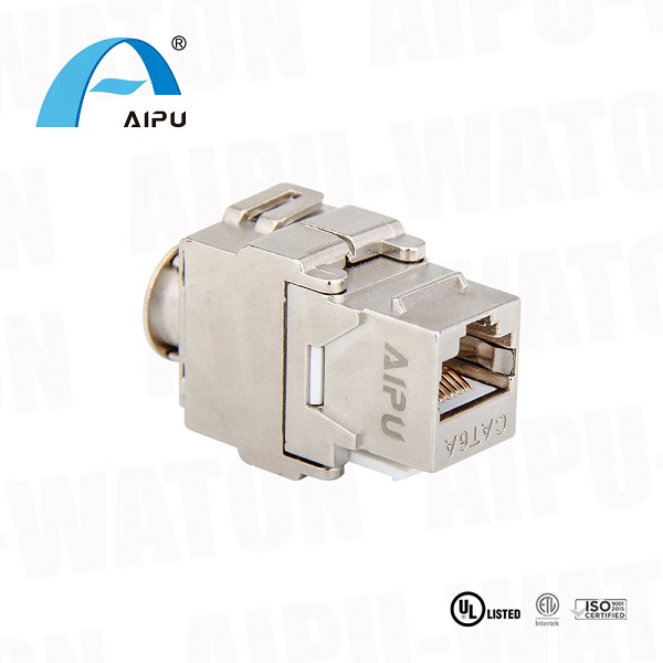 High Quality Cat. 6A FTP Shielded RJ45 Keystone Jack Tool-Free Modular ...