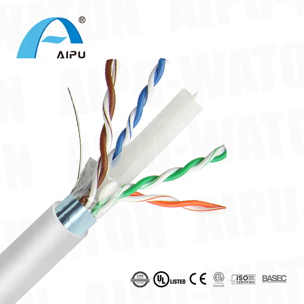 High Quality Cat6A Communication Cable Lan Cable F/UTP 4 Pair Ethernet ...