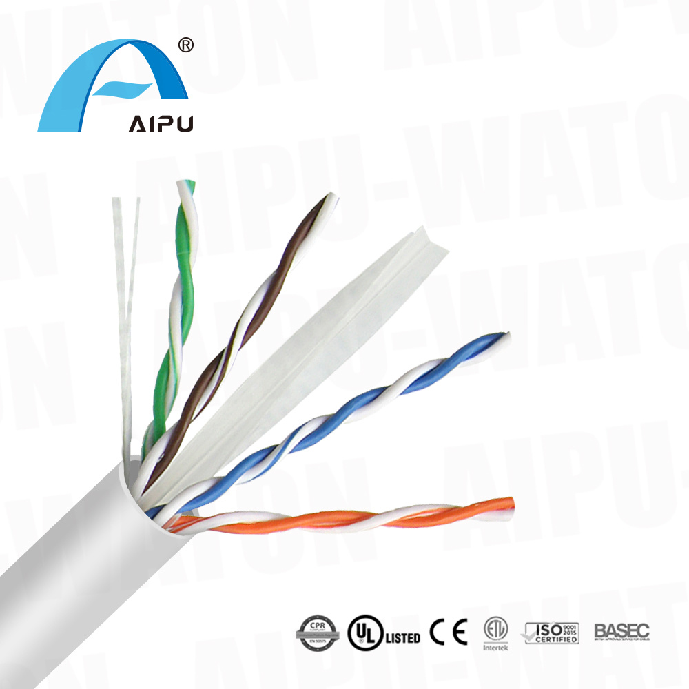 High Quality Cat6A Lan Cable U/UTP Bulk Cable 4 Pair Ethernet Cable ...